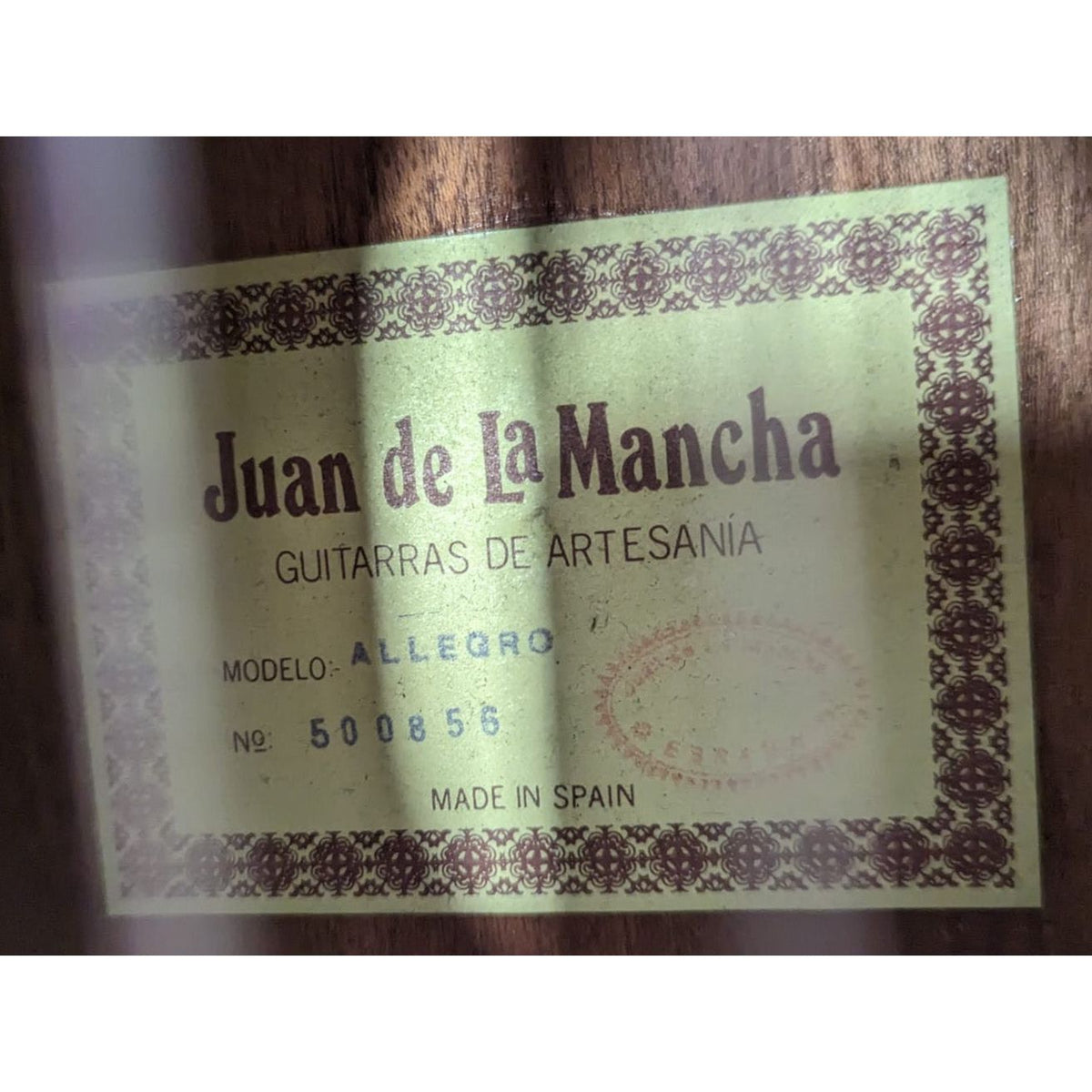 Juan De La Mancha Allegro Classical Acoustic Guitar Pre-Owned – The Music Bank